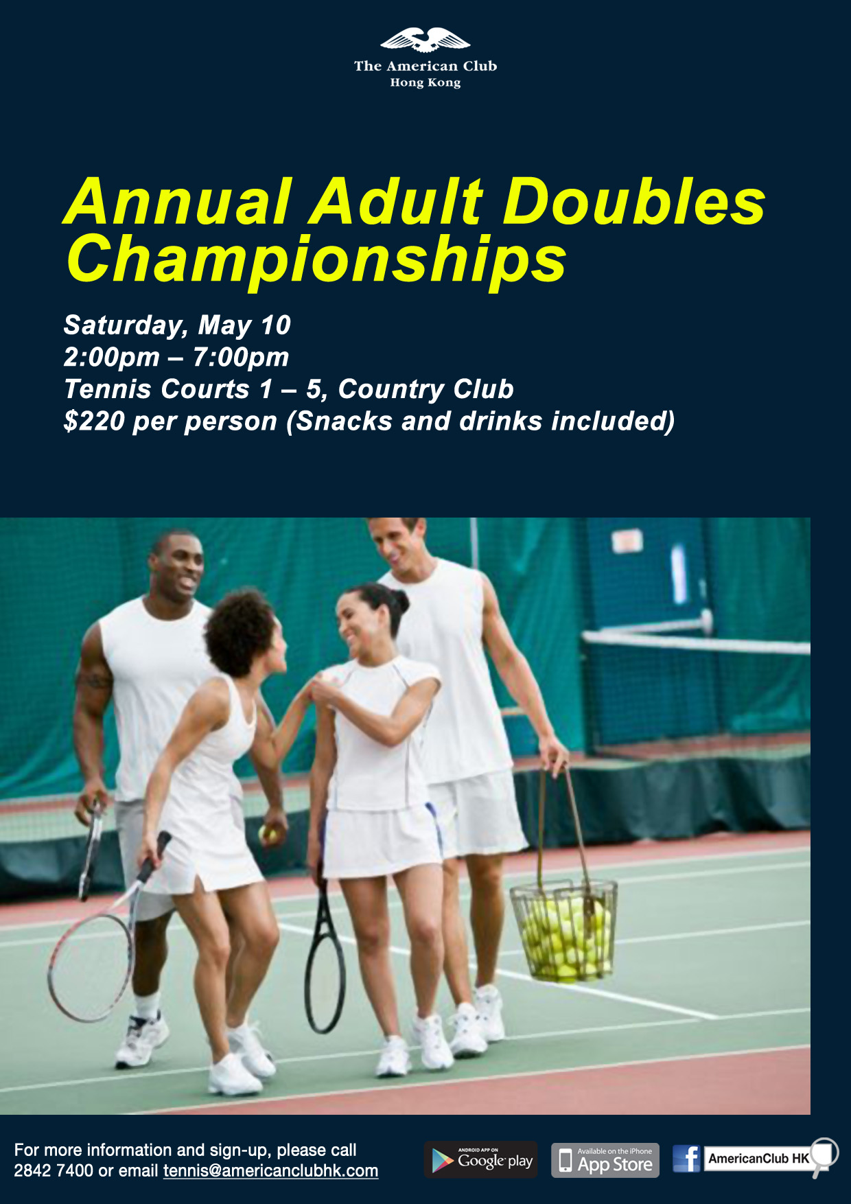 Next week at the American Club