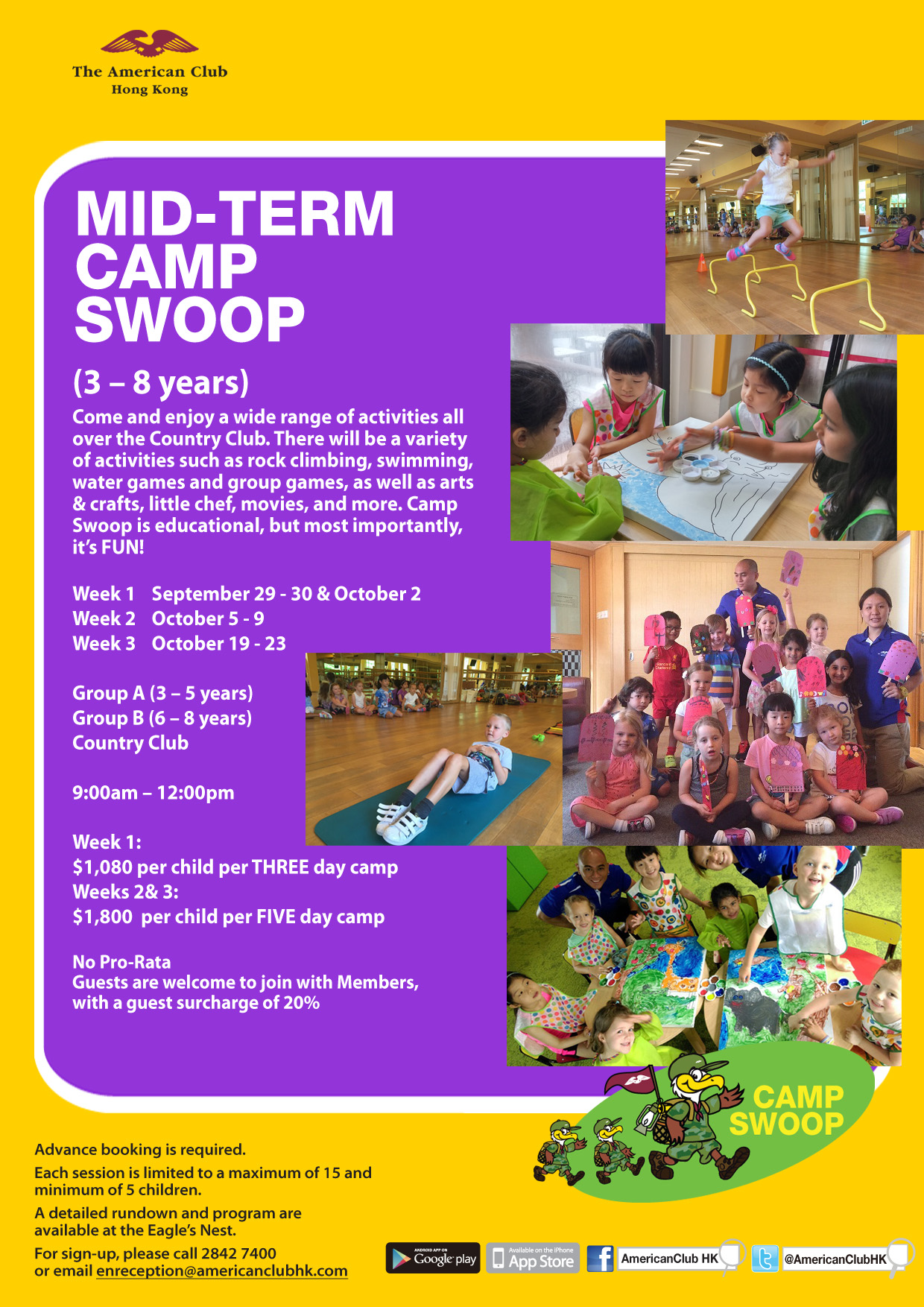 Next week at the American Club